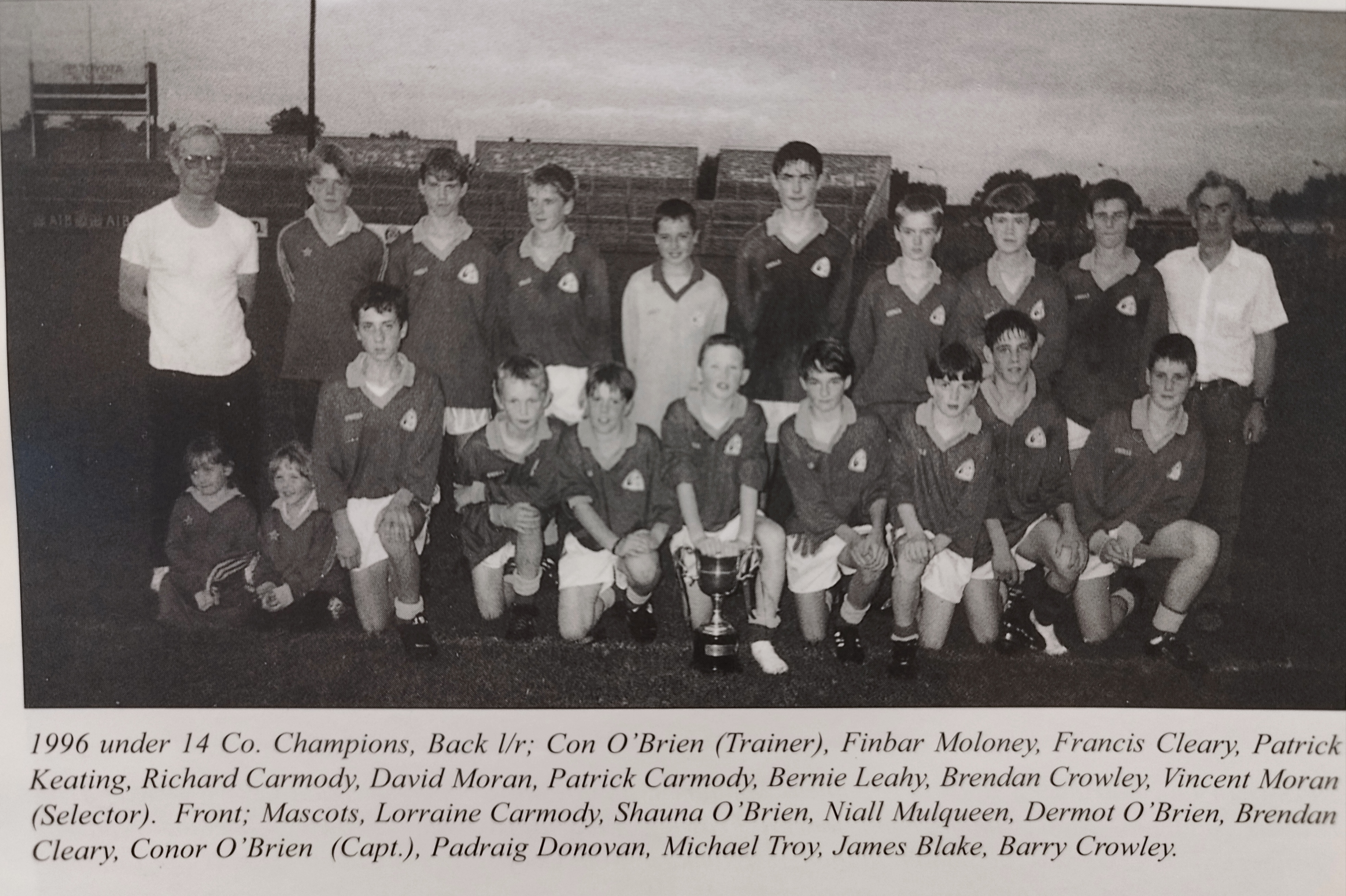 GAA Roll of Honour – Killimer Local History